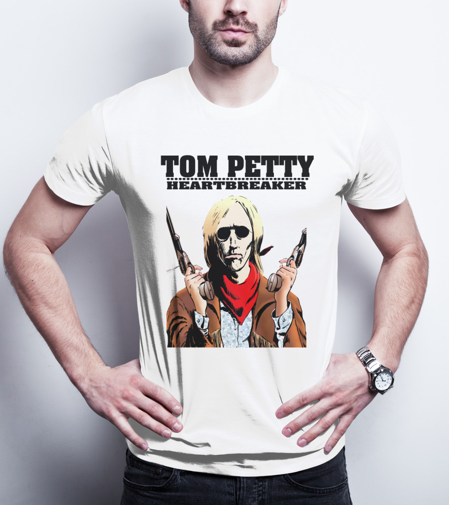 Tom Petty Heartbreaker Gunslinger T-Shirt