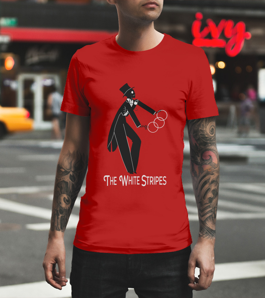 The White Stripes Juggling Man Red T-Shirt