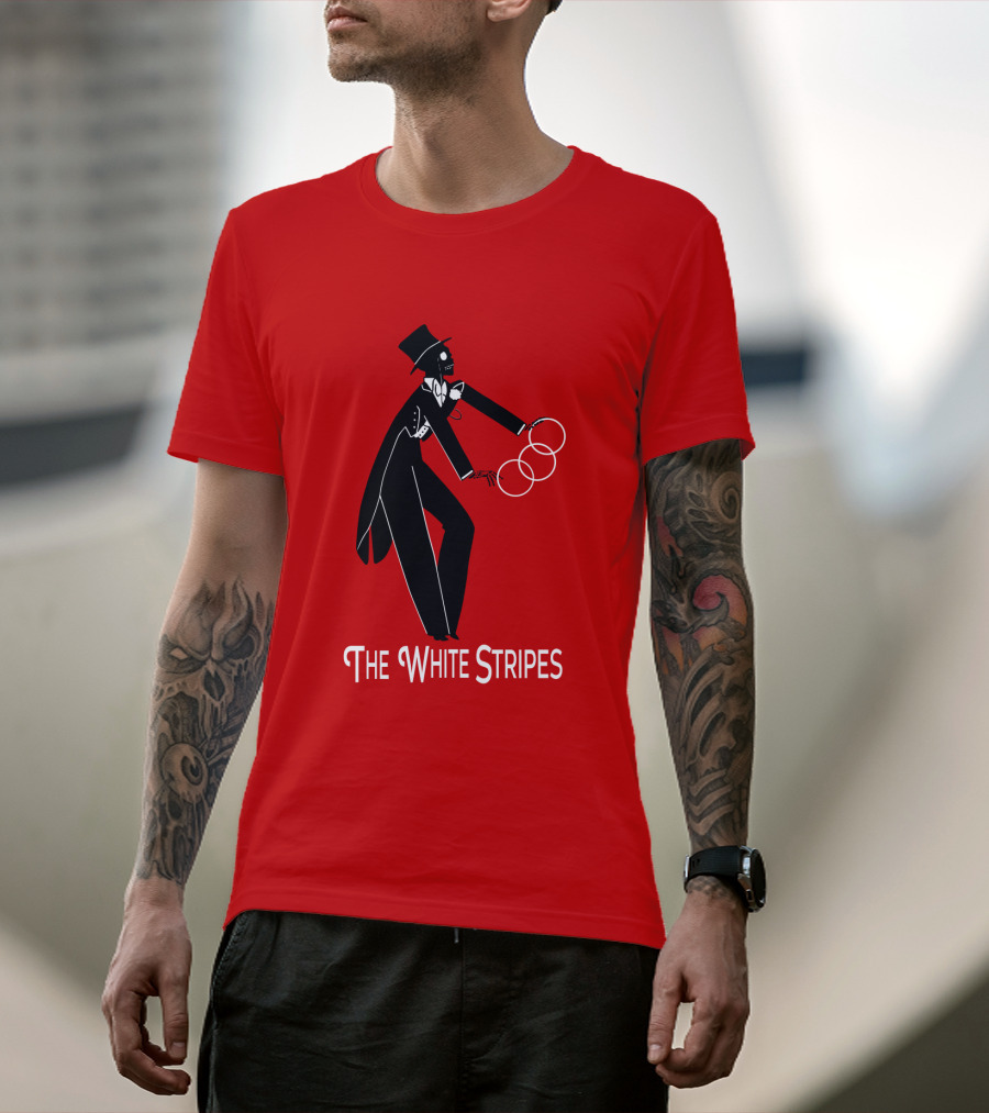 The White Stripes Juggling Man Red T-Shirt