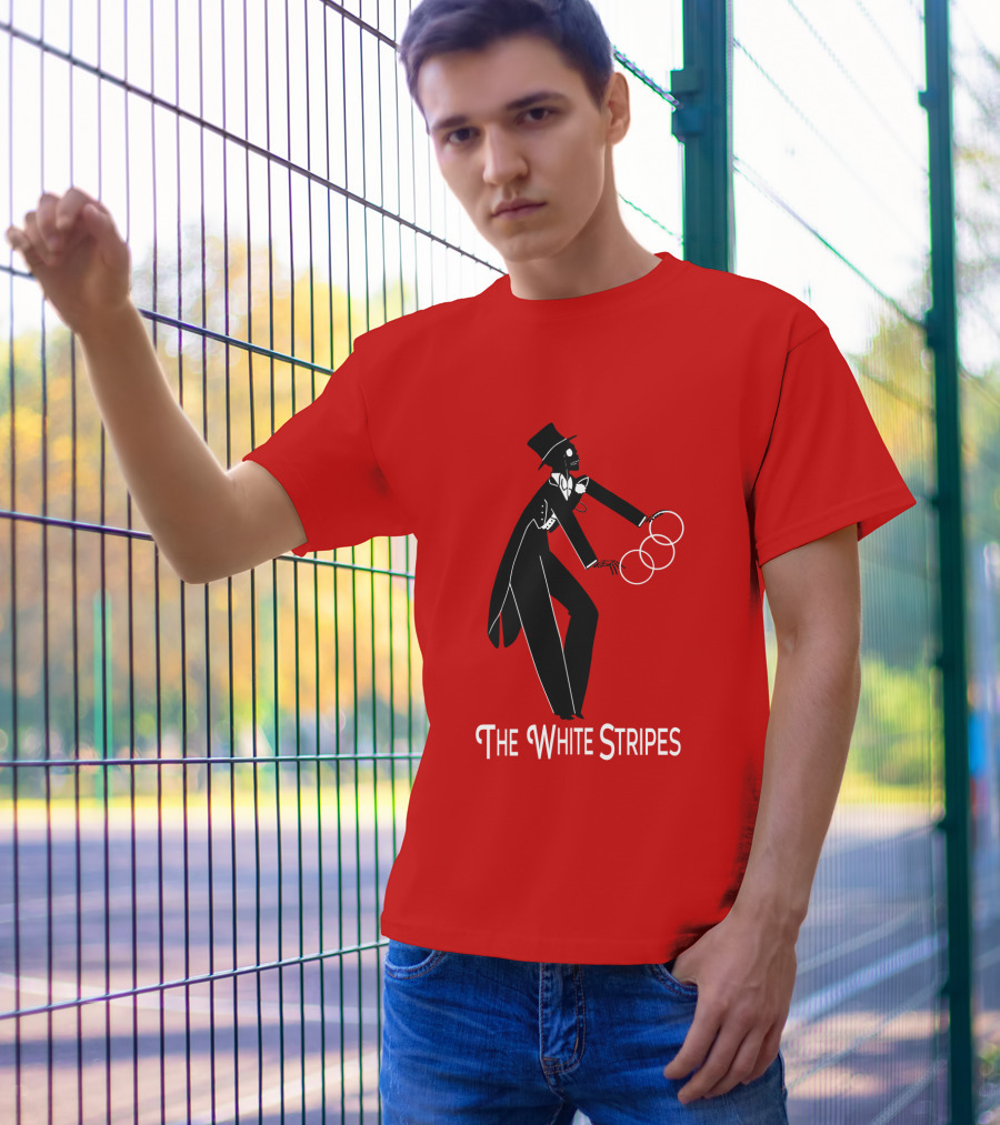 The White Stripes Juggling Man Red T-Shirt