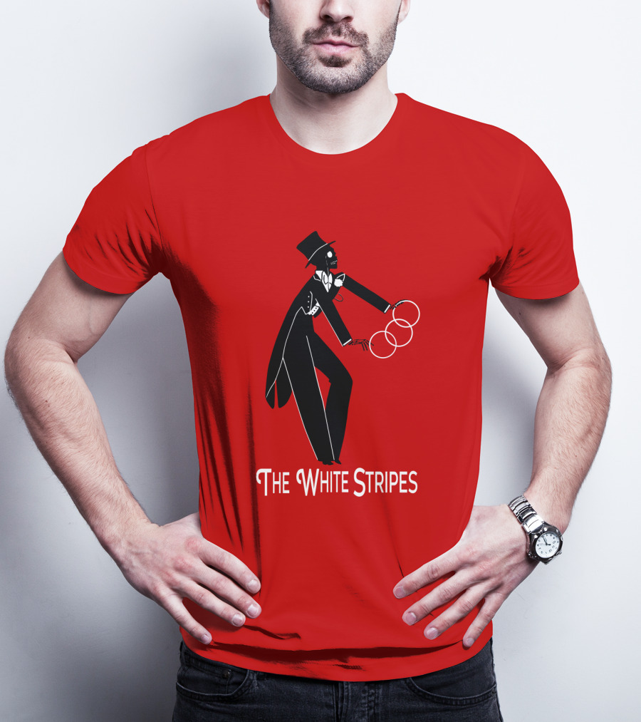 The White Stripes Juggling Man Red T-Shirt