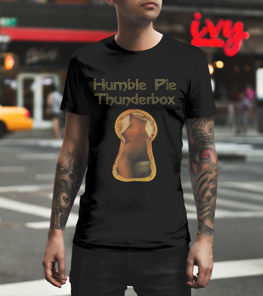 Humble Pie Thunderbox Keyhole Cover Art T-Shirt