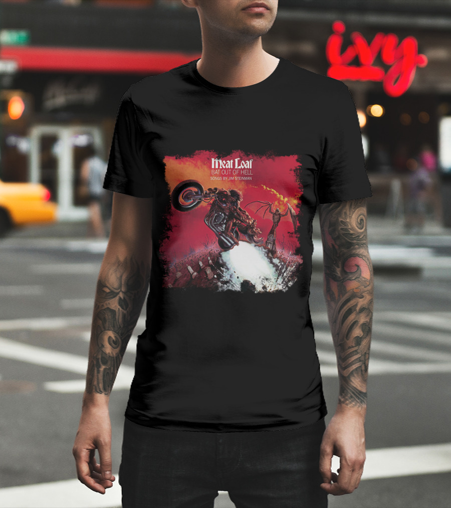 Meat Loaf Bat Out Of Hell Songs By Jim Steinman T-Shirt