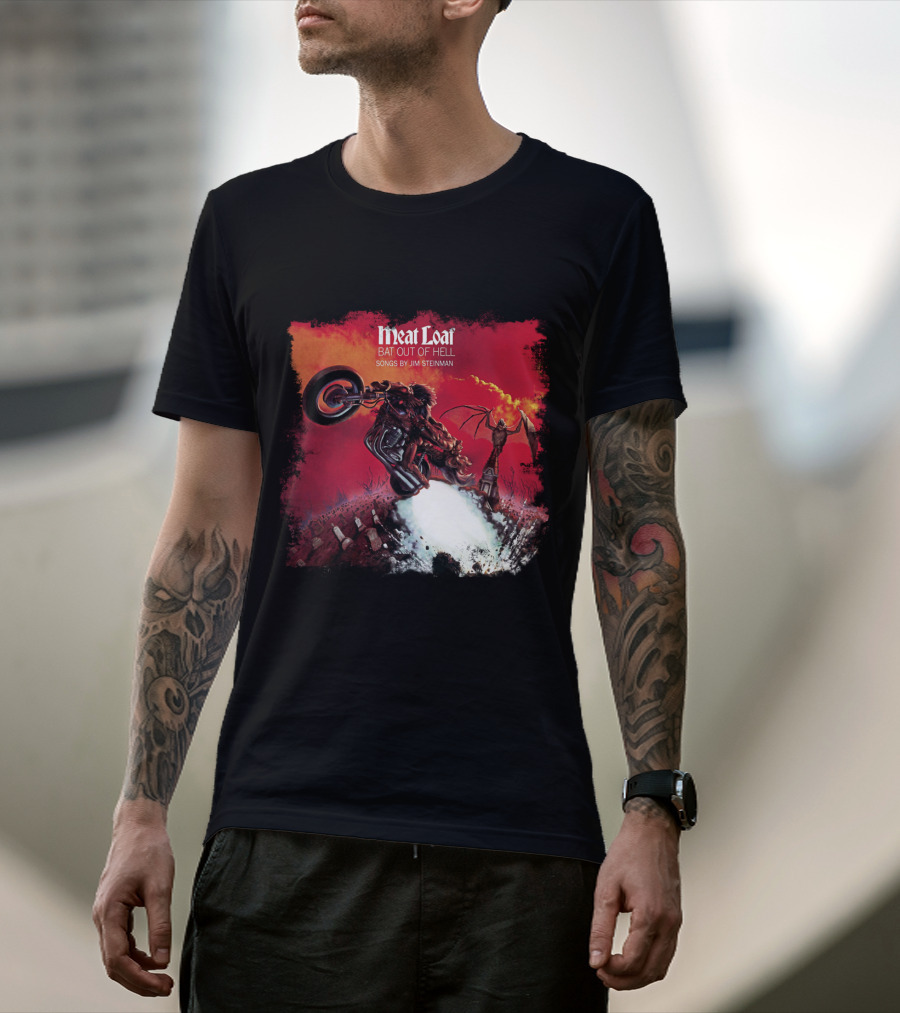 Meat Loaf Bat Out Of Hell Songs By Jim Steinman T-Shirt