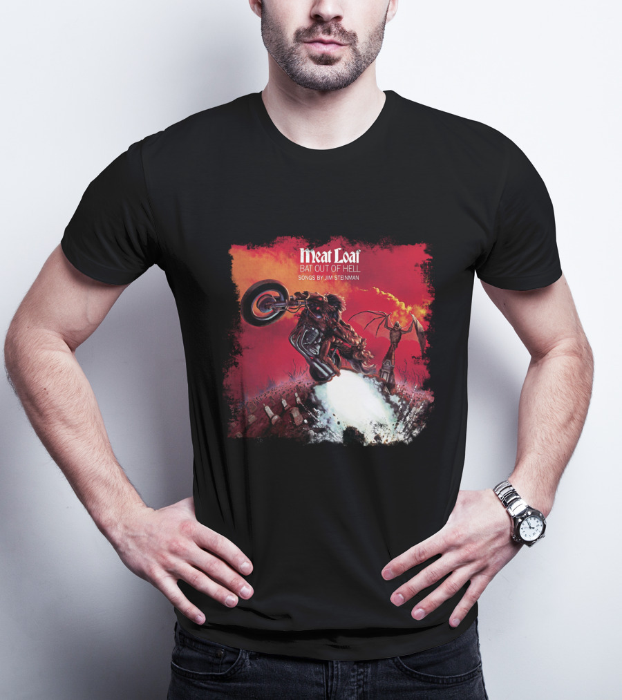 Meat Loaf Bat Out Of Hell Songs By Jim Steinman T-Shirt