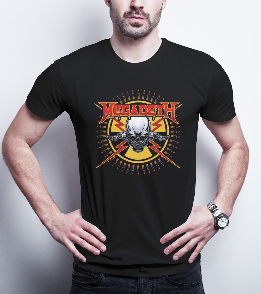 Megadeth Skull And Chains T-Shirt
