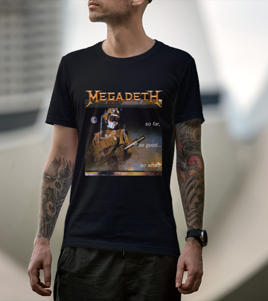 Megadeth So Far So Good So What Mgd-Ms T-Shirt