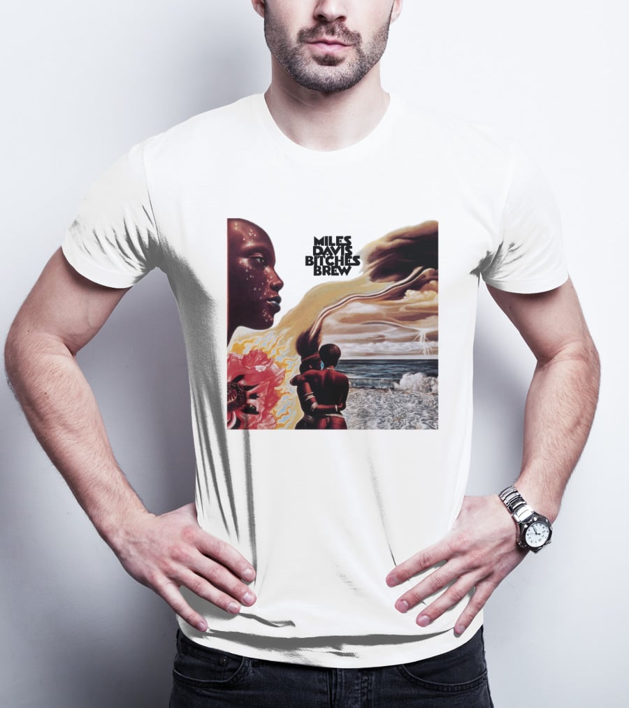 Miles Davis Bitches Brew Album Cover Art T-Shirt