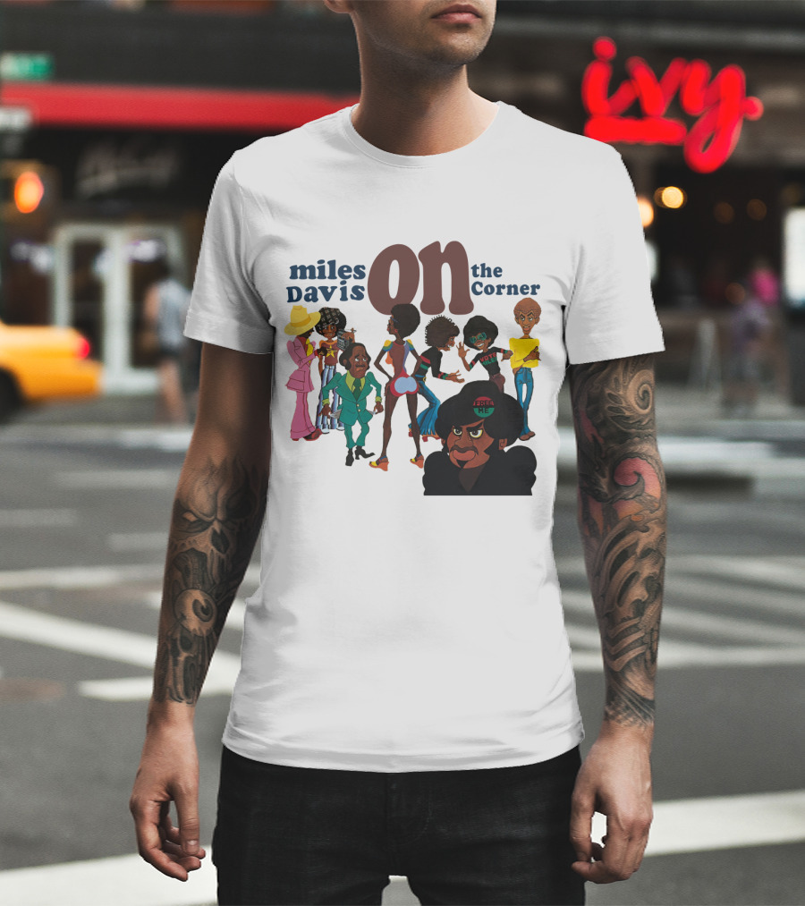Miles Davis On The Corner Characters T-Shirt