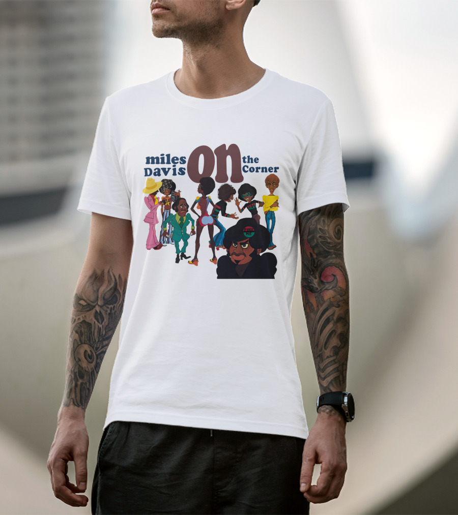 Miles Davis On The Corner Characters T-Shirt