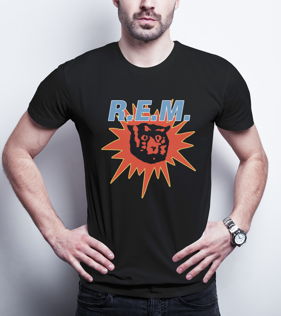 R.e.m. Bright Orange Lion Burst T-Shirt