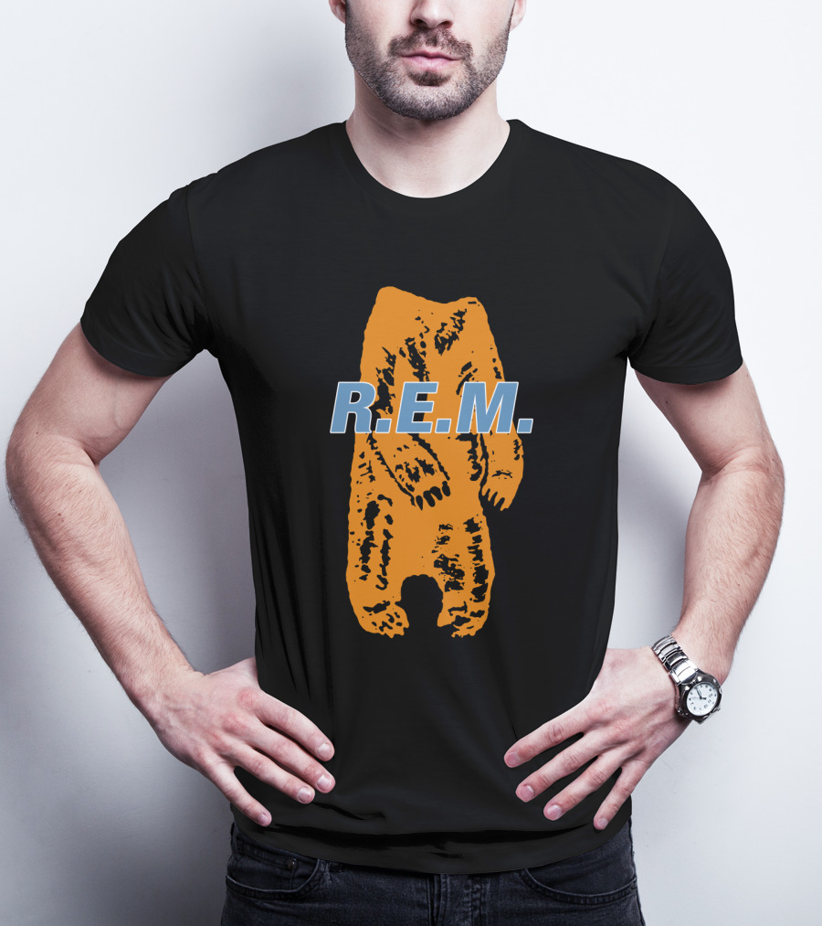 R.e.m. Bear Orange Print T-Shirt