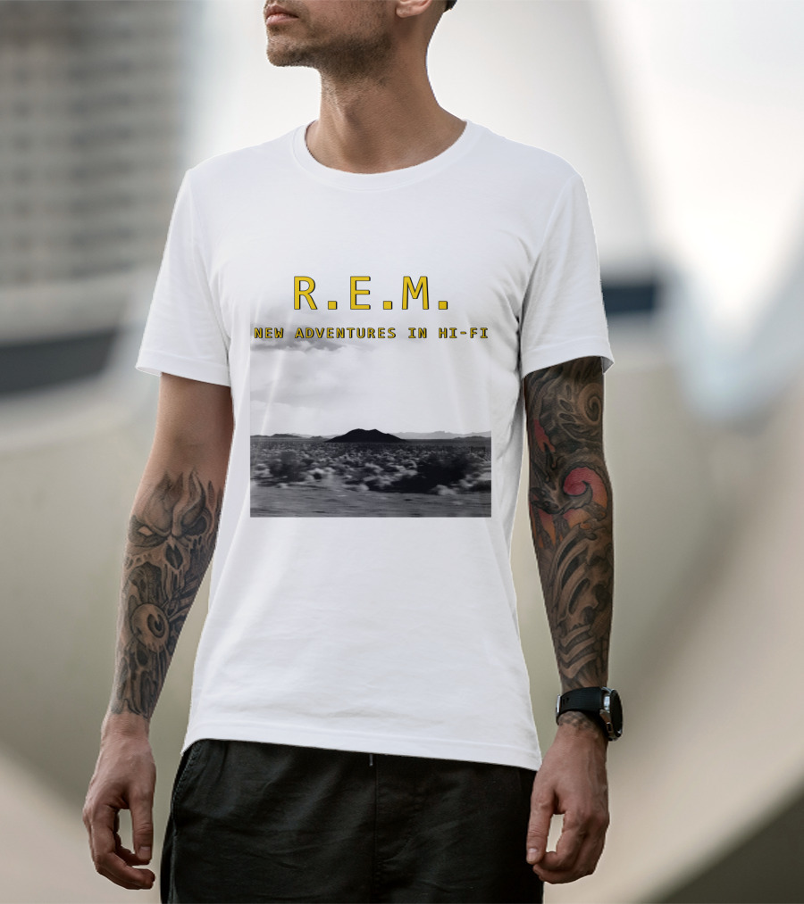 R.E.M. New Adventures In Hi-Fi Desert Landscape Photography T-Shirt