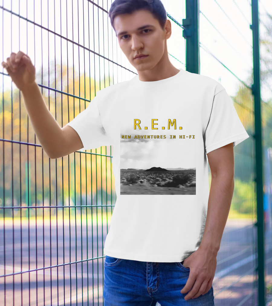 R.E.M. New Adventures In Hi-Fi Desert Landscape Photography T-Shirt
