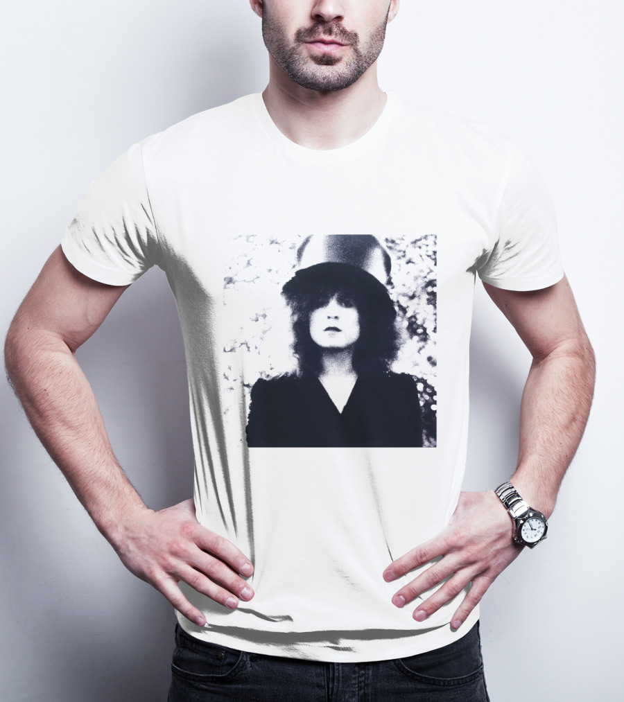 Marc Bolan Top Hat Monochrome Portrait Trx T-Shirt