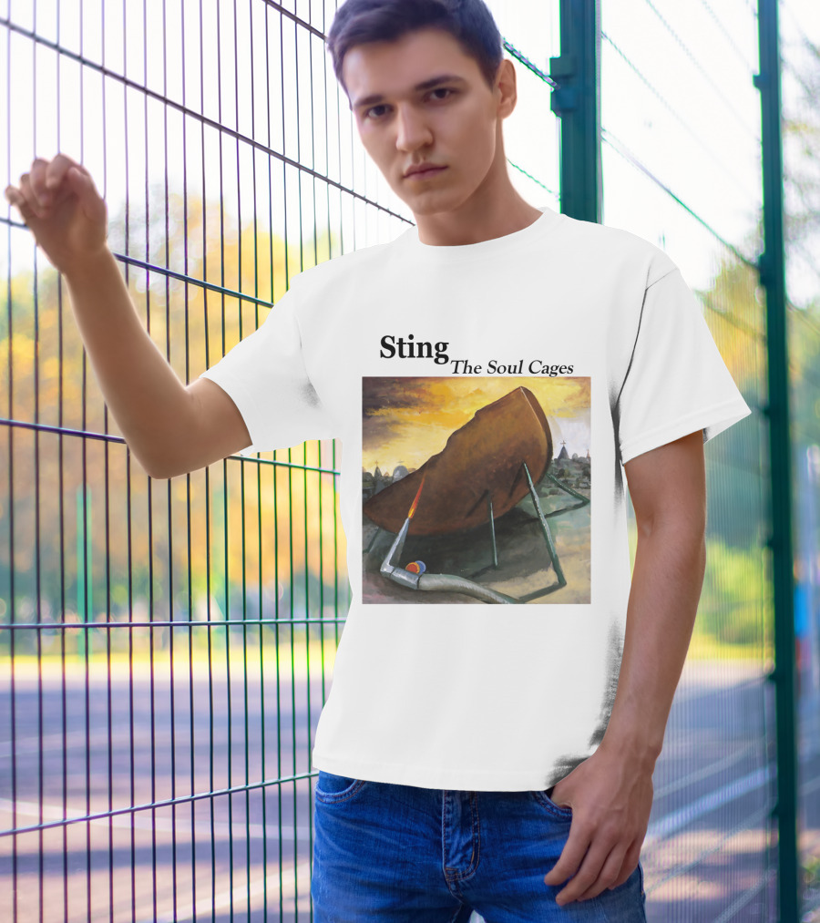 Sting The Soul Cages Album Cover Art T-Shirt