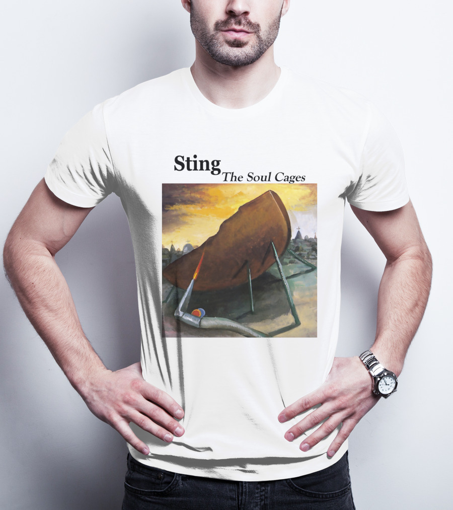 Sting The Soul Cages Album Cover Art T-Shirt