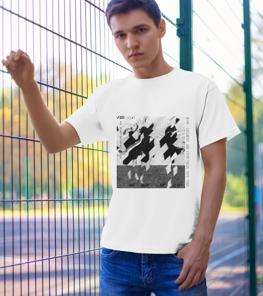 Wire Document And Eyewitness 1979 1980 V/20 M LE CB T-Shirt