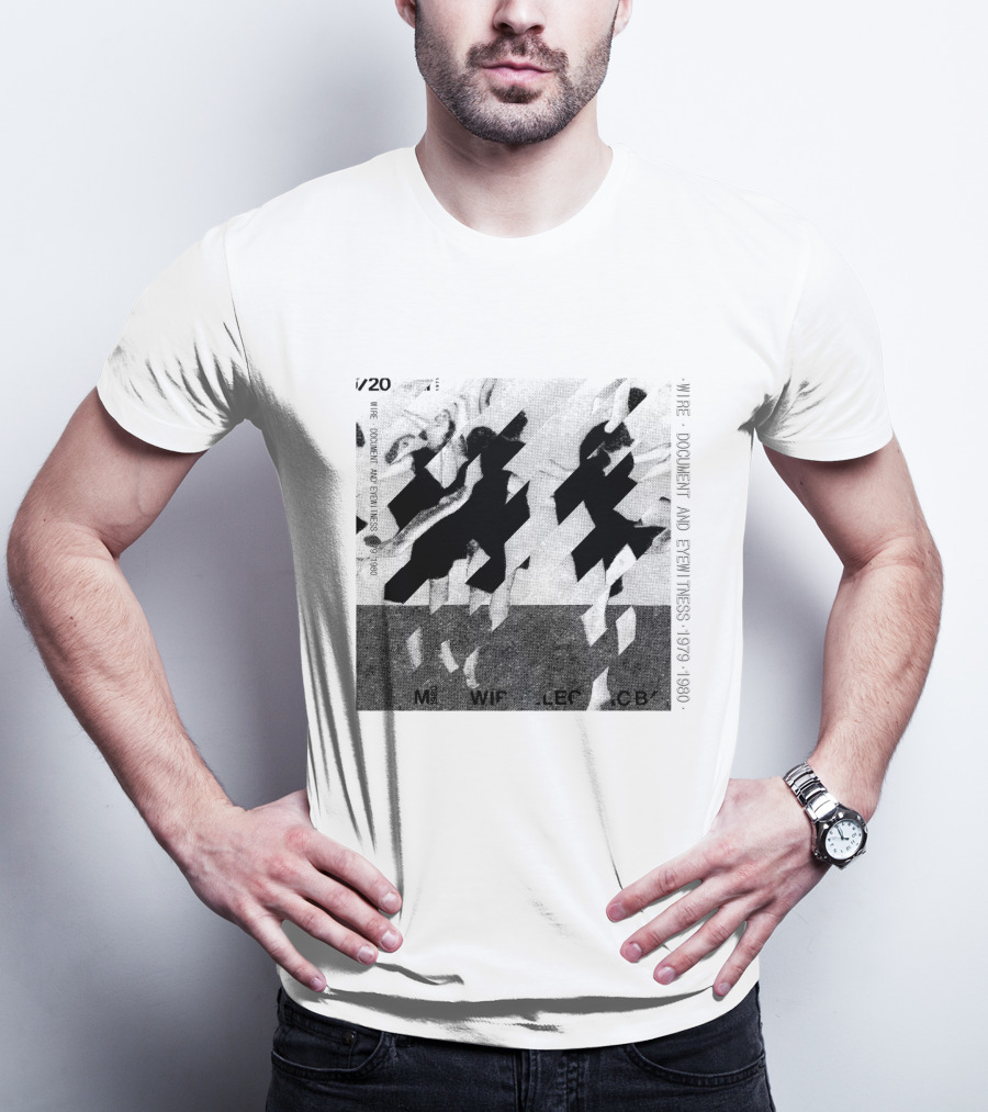 Wire Document And Eyewitness 1979 1980 V/20 M LE CB T-Shirt