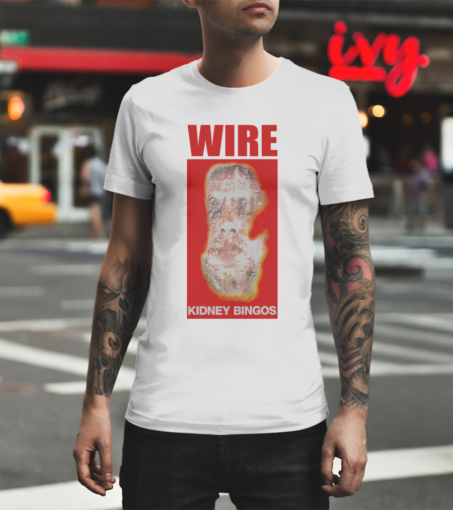 WIRE Kidney Bingos Red Face T-Shirt
