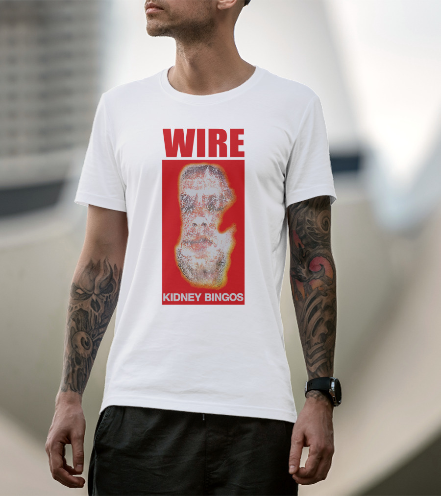 WIRE Kidney Bingos Red Face T-Shirt