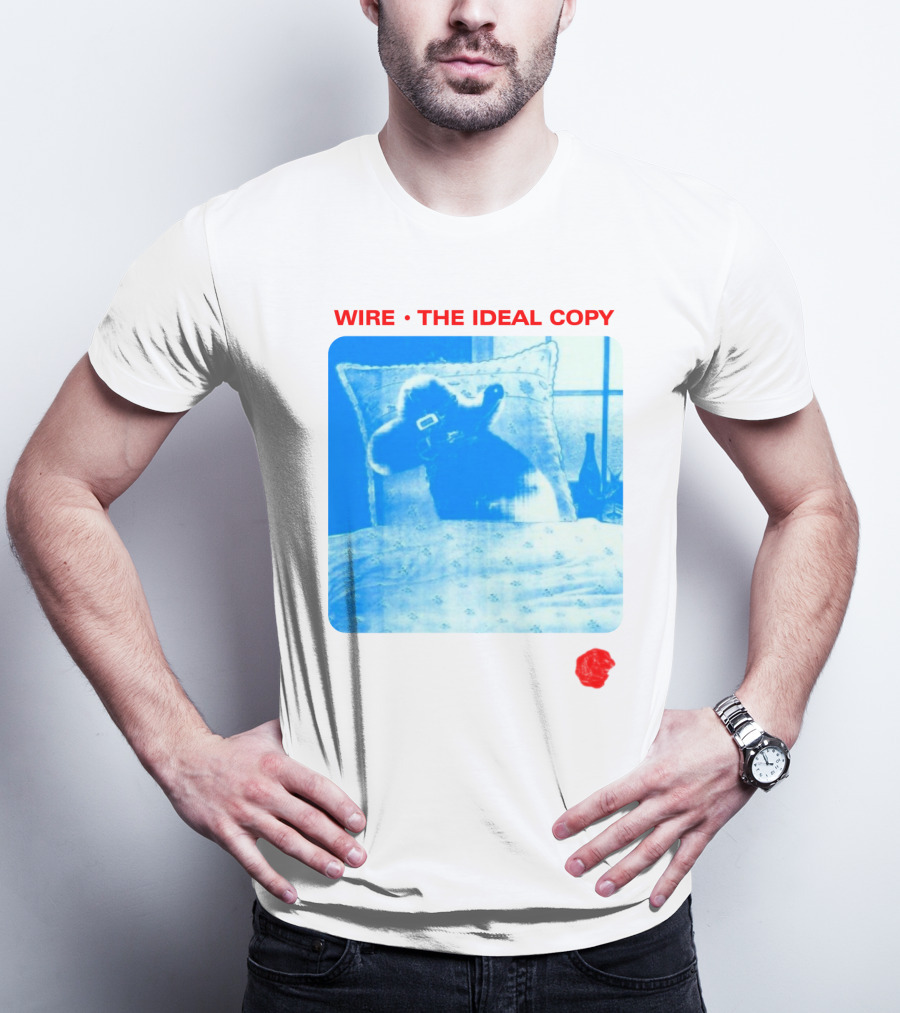 Wire The Ideal Copy Blue Dog On Pillow T-Shirt