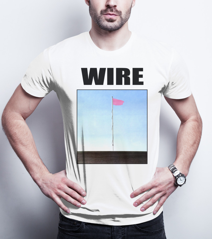 Wire Pink Flag Iconic Album Cover T-Shirt