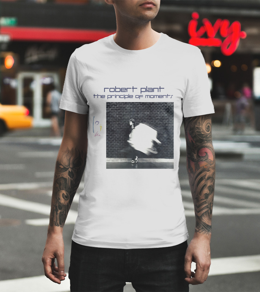 Robert Plant The Principle Of Moments Album Cover T-Shirt