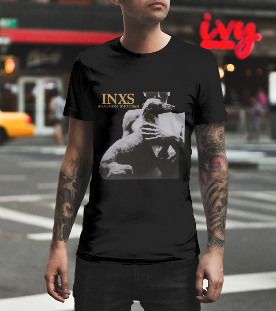 INXS Shabooh Shoobah Album Cover With Dog And Human T-Shirt