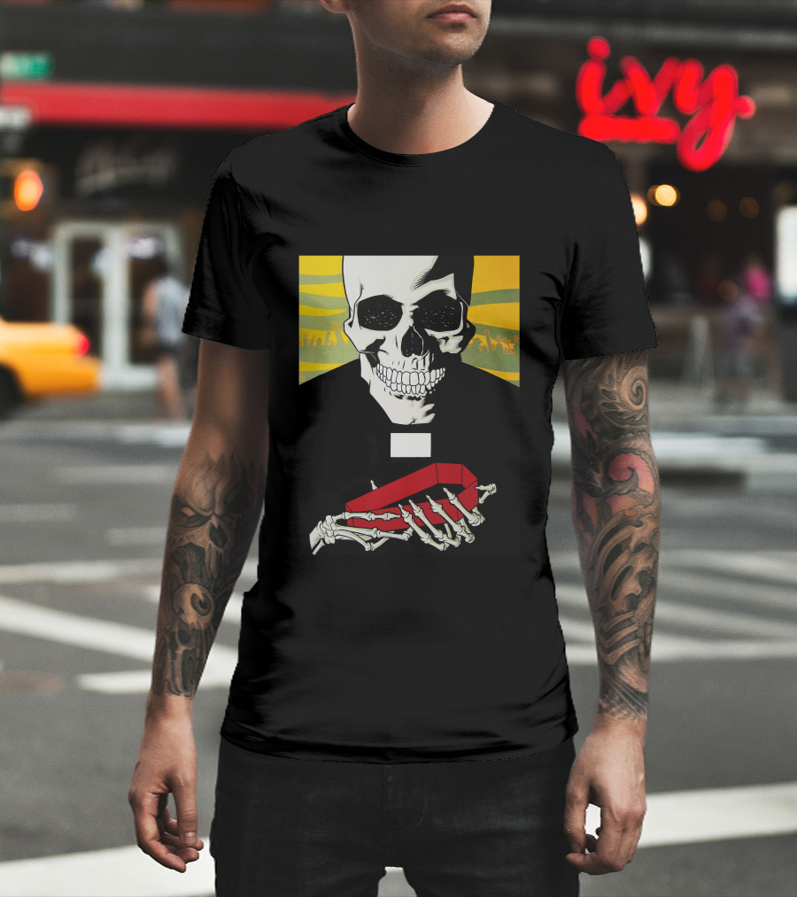 Brlg Skull Holding Red Object T-Shirt