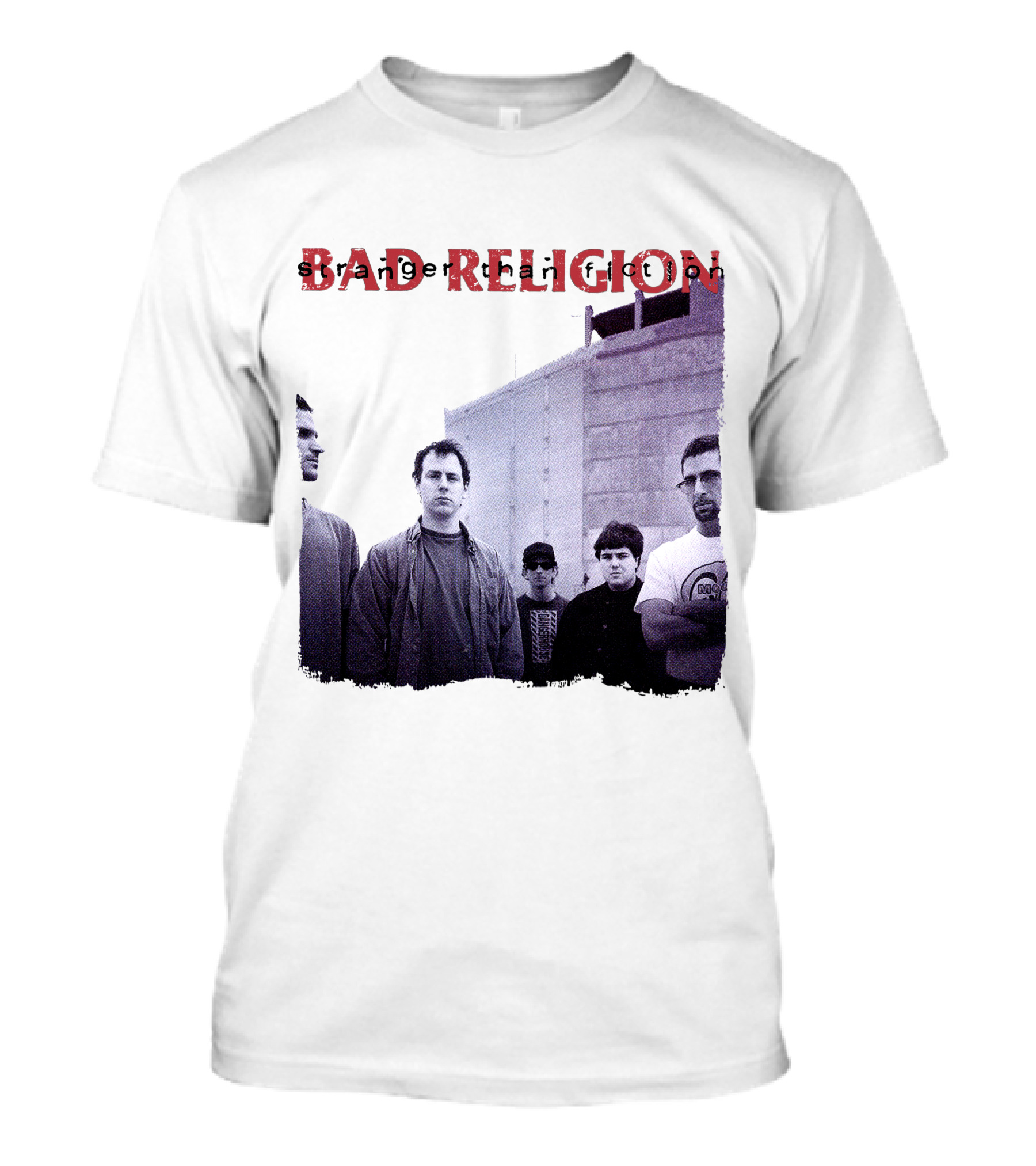 Bad Religion Band Photo На Тёмном Фоне T-Shirt