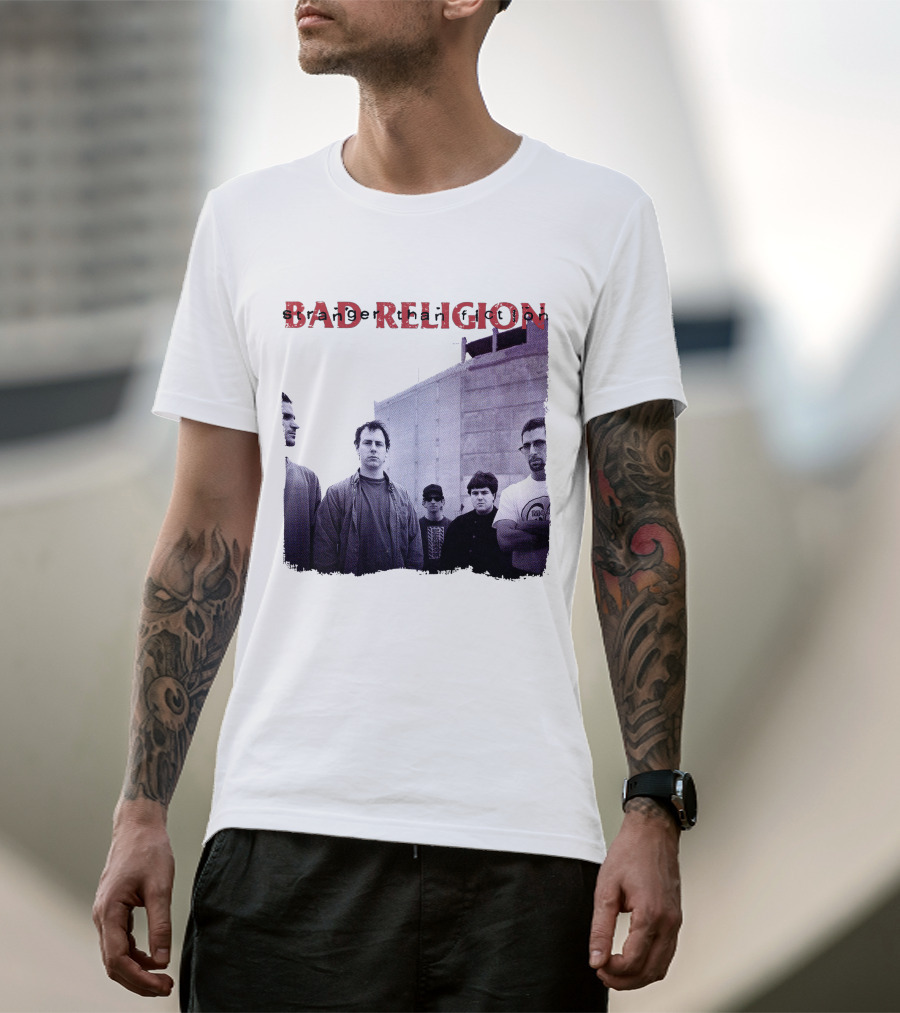 Bad Religion Band Photo На Тёмном Фоне T-Shirt