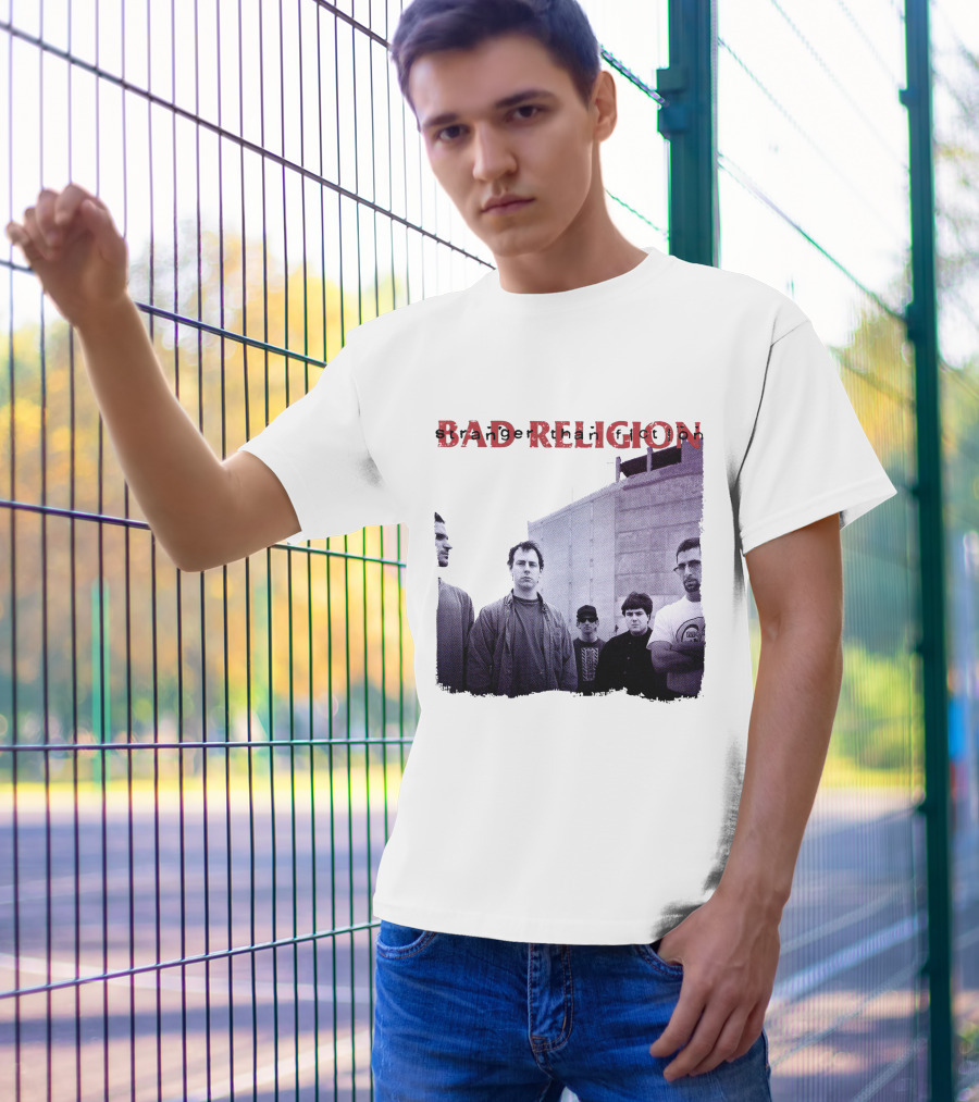 Bad Religion Band Photo На Тёмном Фоне T-Shirt