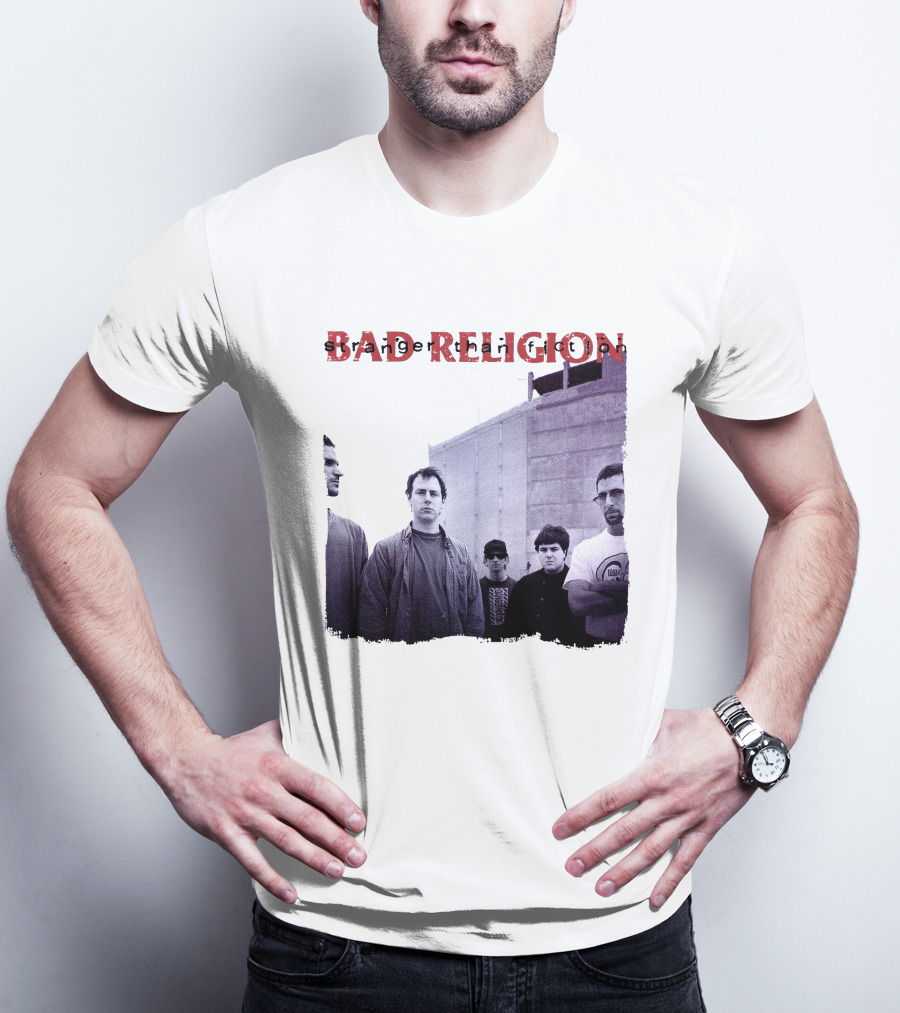 Bad Religion Band Photo На Тёмном Фоне T-Shirt