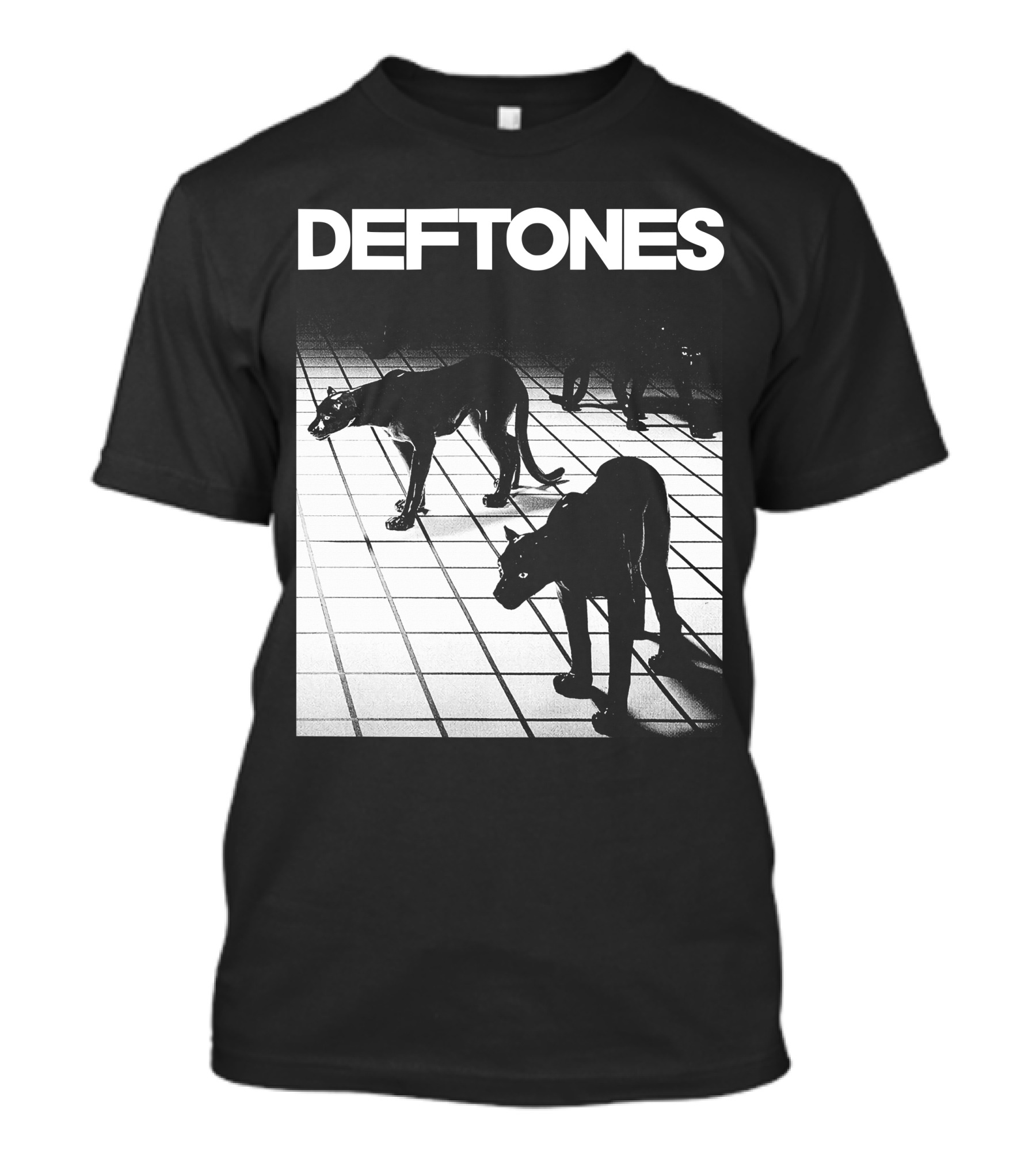 Deftones White Pony Album Cover With Black Panther T-Shirt