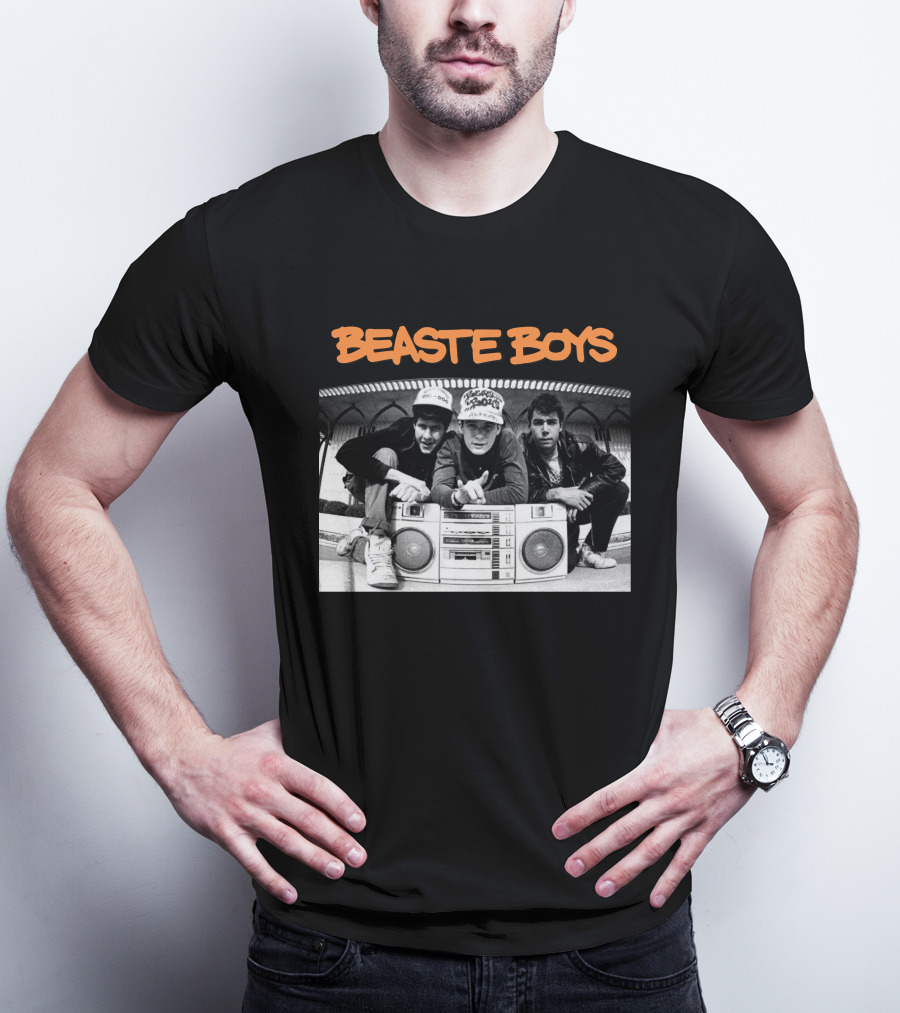 Beaste Boys With Hip-Hop Trio And Boombox T-Shirt