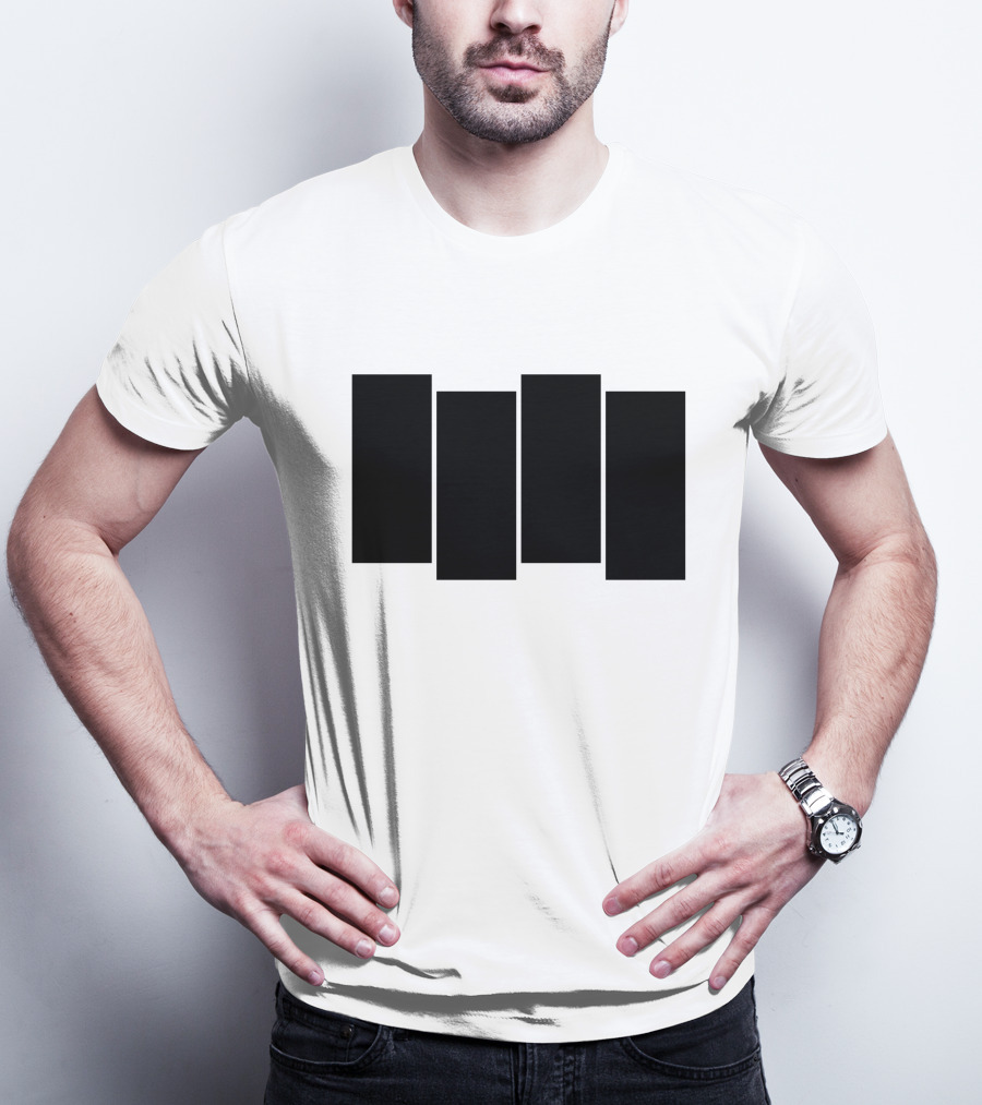 Four Bars Iconic Symbol T-Shirt
