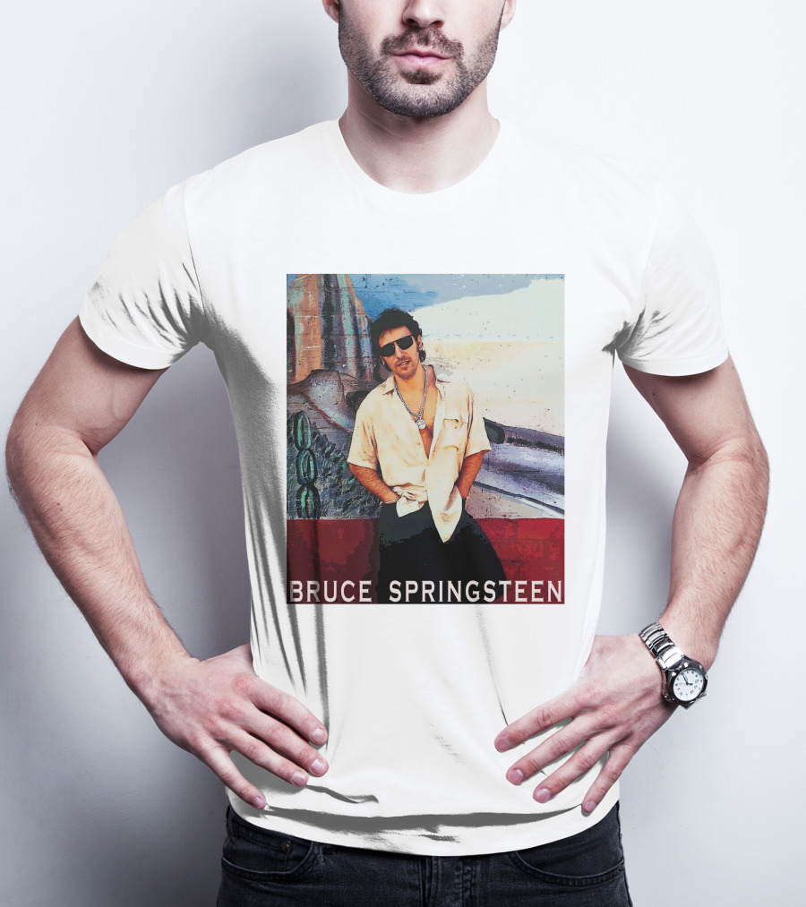 Bruce Springsteen Retro Sunglasses Style Music Legend T-Shirt