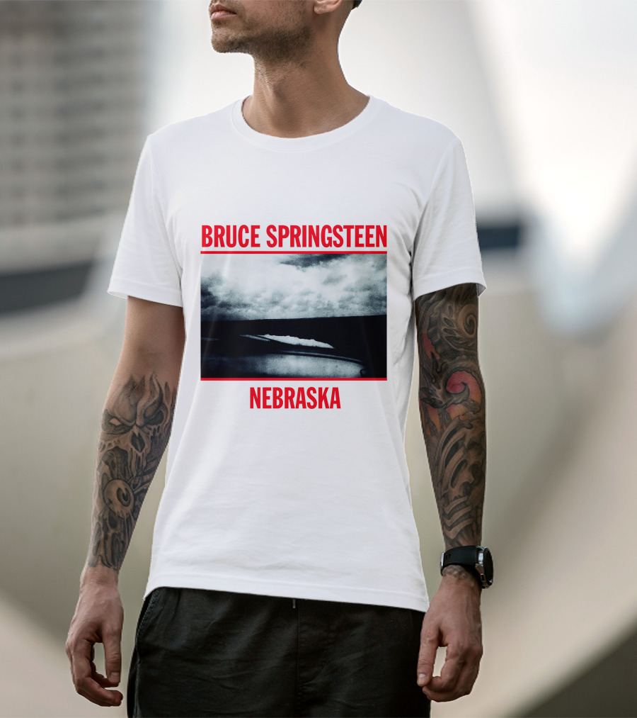 Bruce Springsteen Nebraska Album Cover Brs T-Shirt