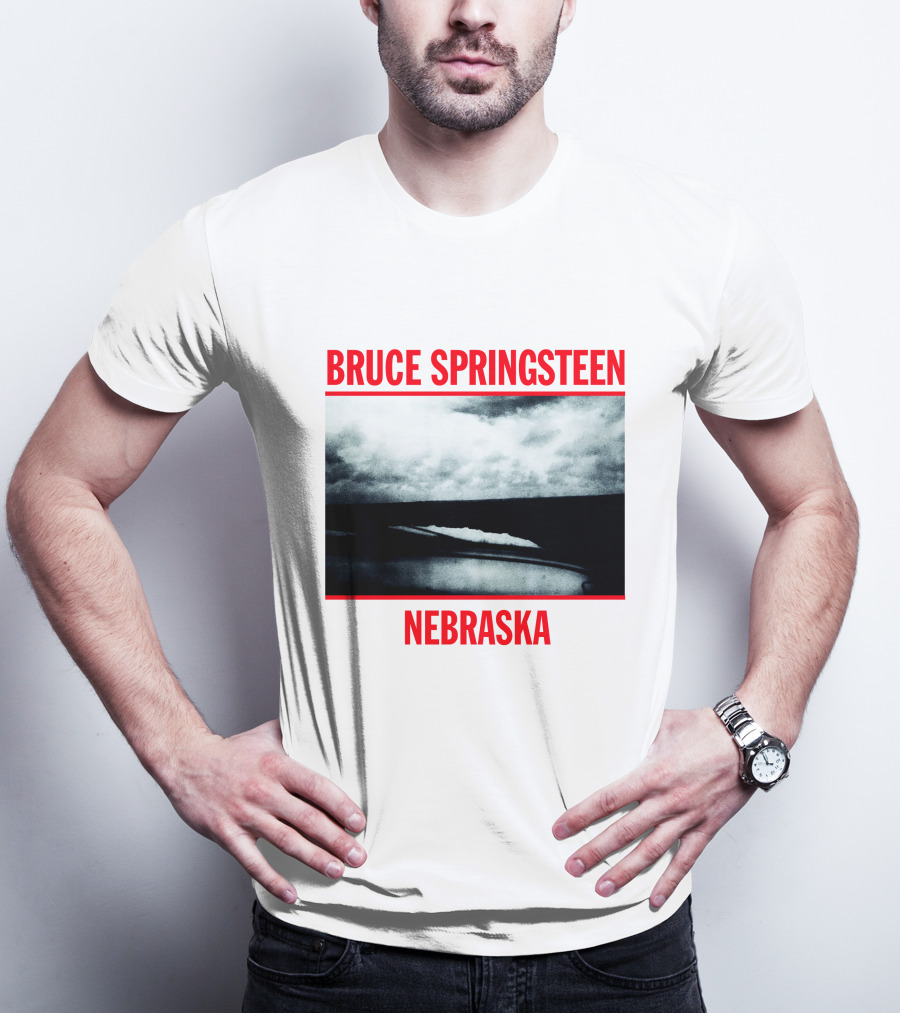 Bruce Springsteen Nebraska Album Cover Brs T-Shirt