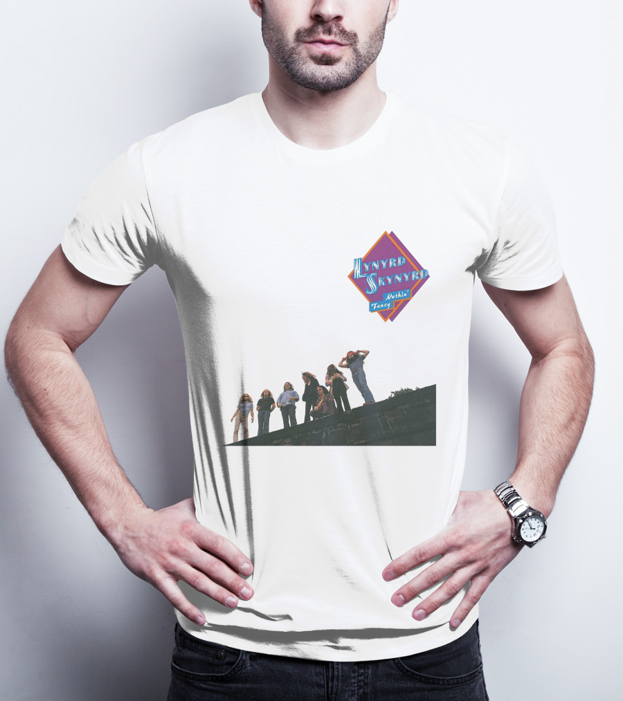 Lynyrd Skynyrd Nuthin' Fancy Band Members On Rooftop T-Shirt