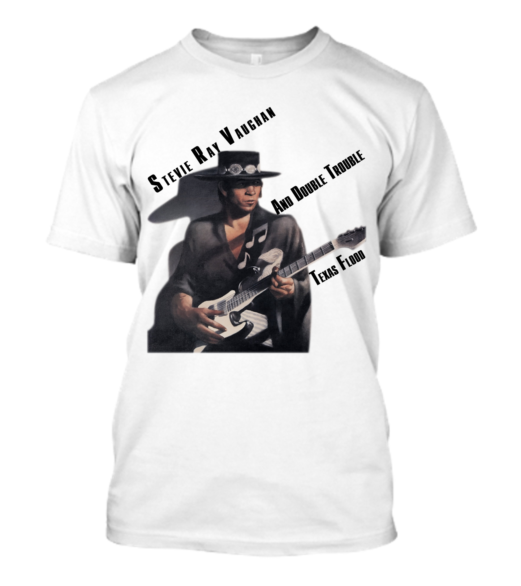 Stevie Ray Vaughan And Double Trouble Texas Flood T-Shirt