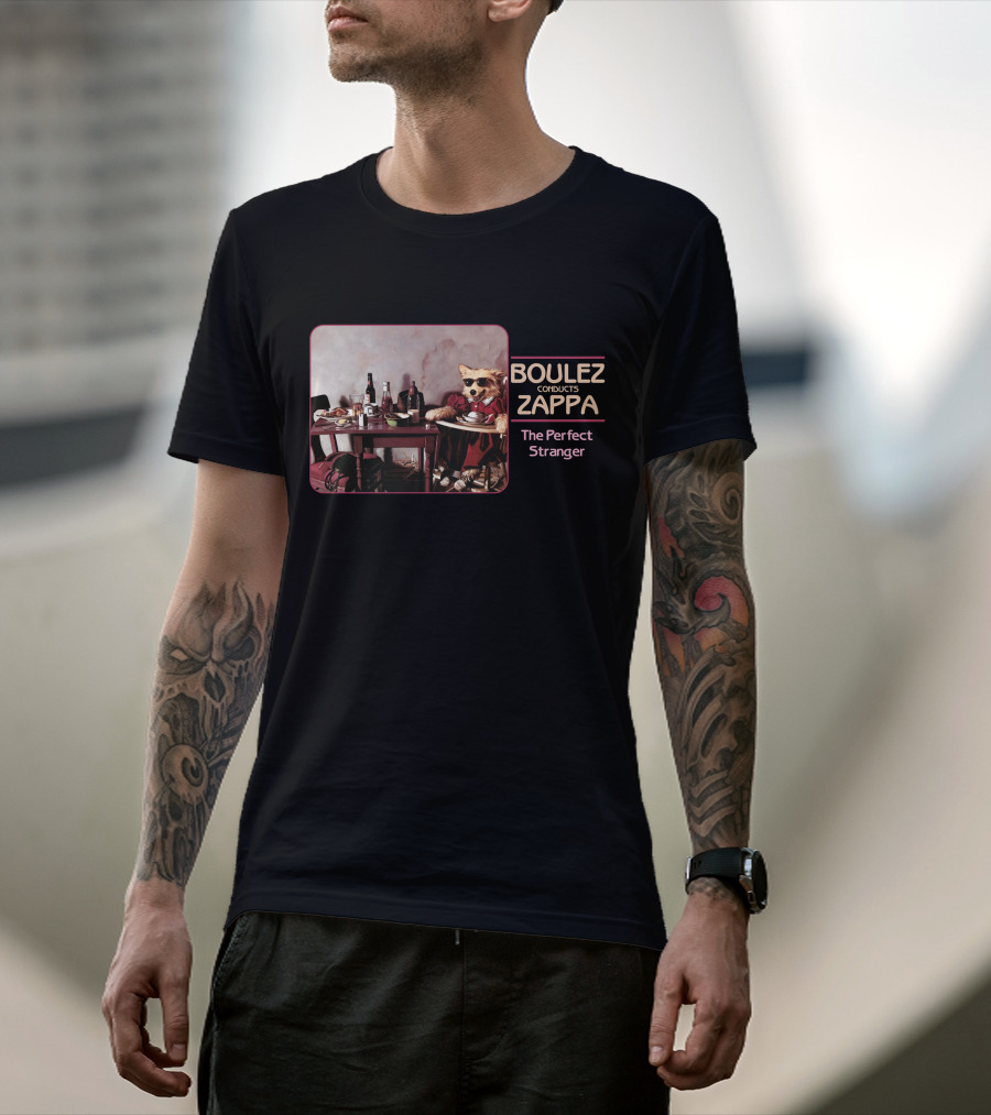 Boulez Conducts Zappa The Perfect Stranger T-Shirt