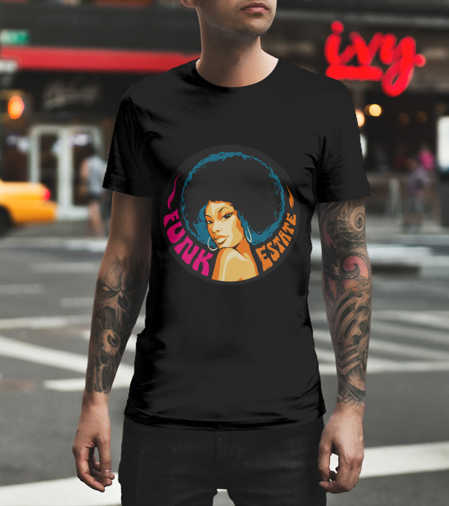 Funk Estate Afro Groove Vintage Style T-Shirt