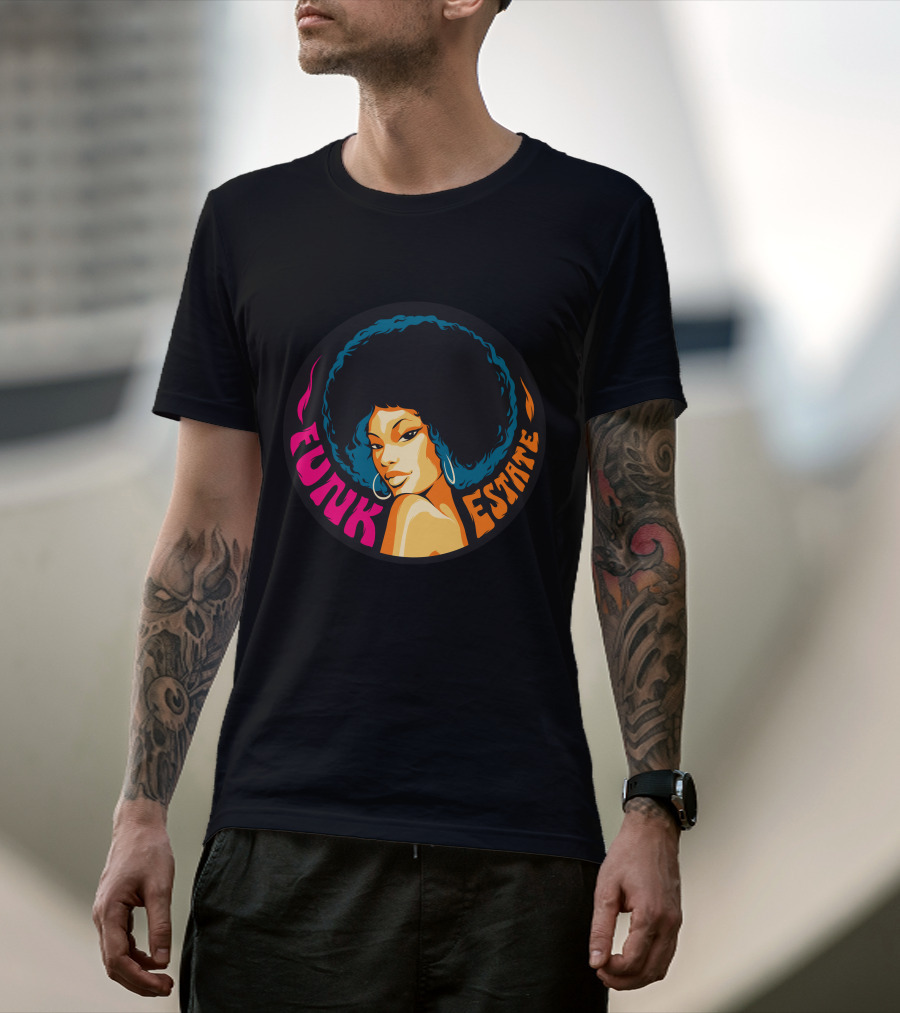 Funk Estate Afro Groove Vintage Style T-Shirt