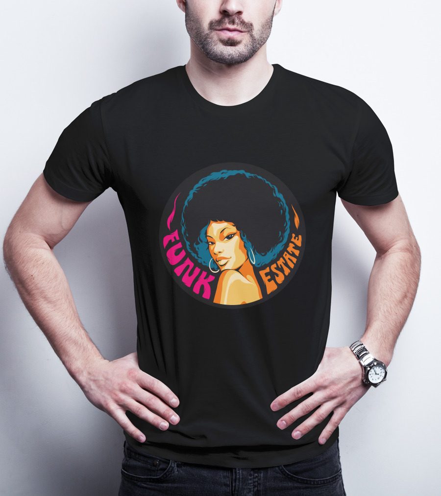 Funk Estate Afro Groove Vintage Style T-Shirt