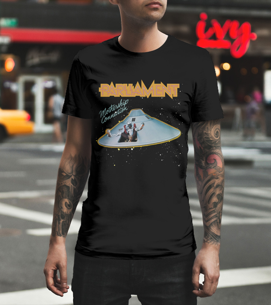 Parliament Mothership Connection Ufo Album Art T-Shirt