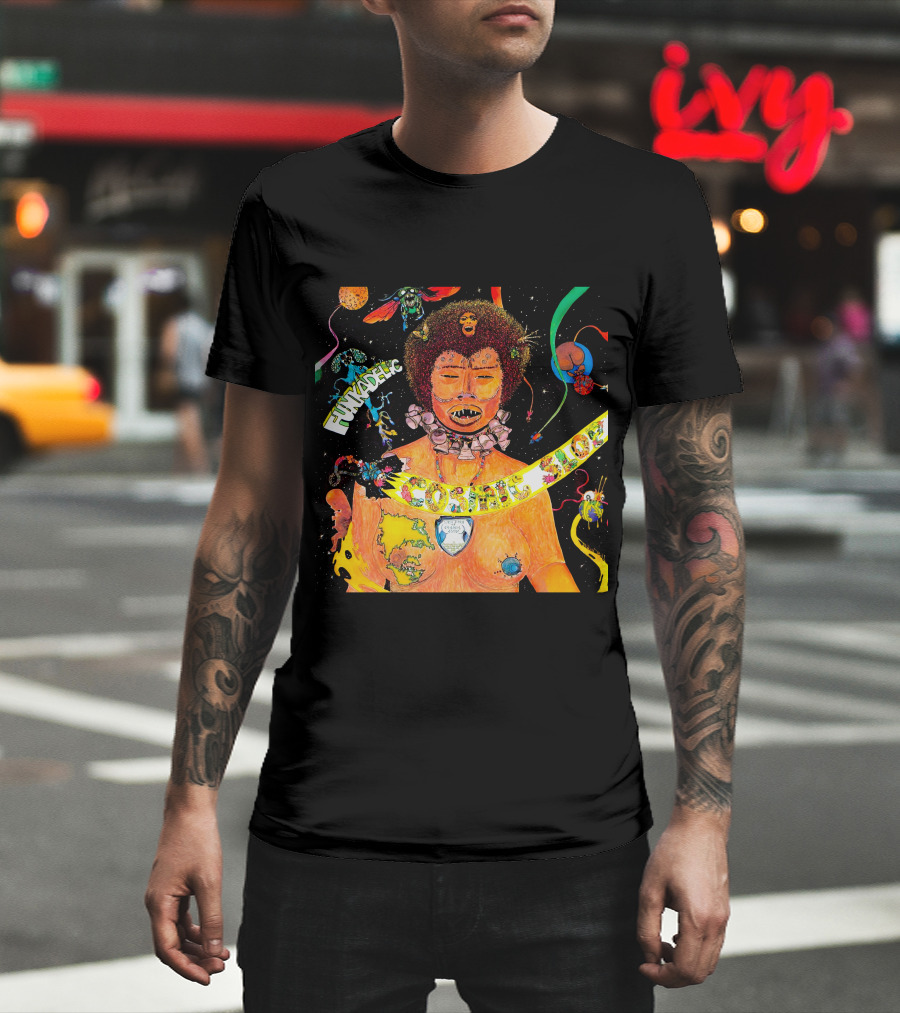 Funkadelic Cosmic Slop Album Cover Art T-Shirt
