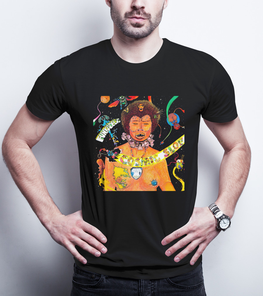 Funkadelic Cosmic Slop Album Cover Art T-Shirt
