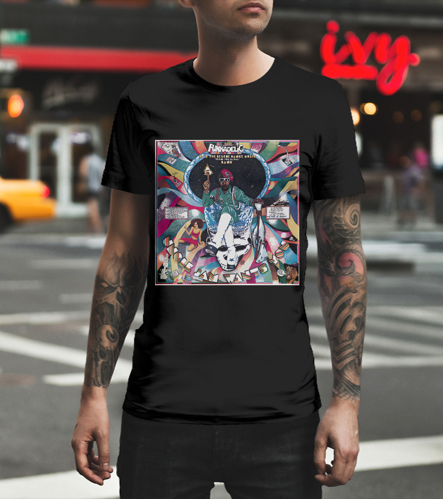 Funkadelic The Electric Spanking Of War Babies P-Funk George Clinton Album Art T-Shirt